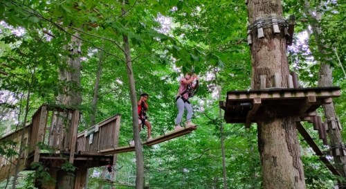 Enjoy High-Flying Zip Line Fun At The Adventure Park In Connecticut