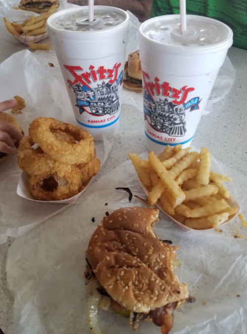 Your Food Arrives By Train At Fritz’s Railroad Restaurant In Kansas