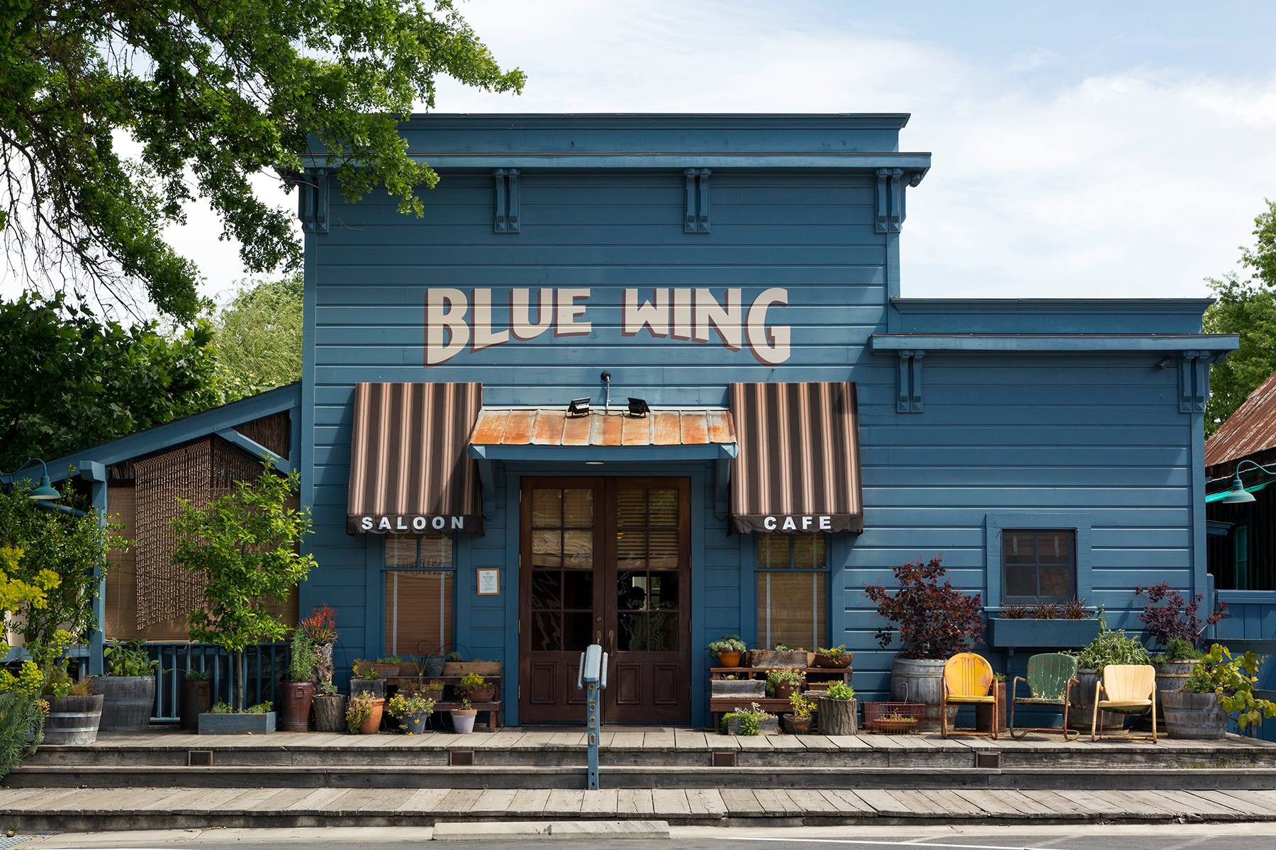 Once A Stage Coach Stop In The 1880s, Blue Wing Saloon Restaurant In ...