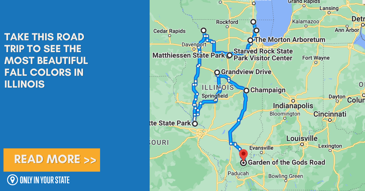 Take This Spectacular Fall Color Drive In Illinois