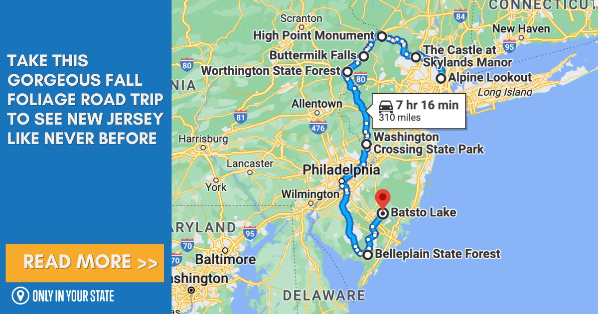 Take This Gorgeous Fall Foliage Road Trip To See New Jersey Like Never ...