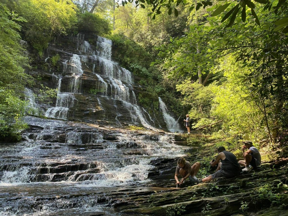Hike To The Little-Known Sid's Falls, A 50-Foot Waterfall In The Forest ...