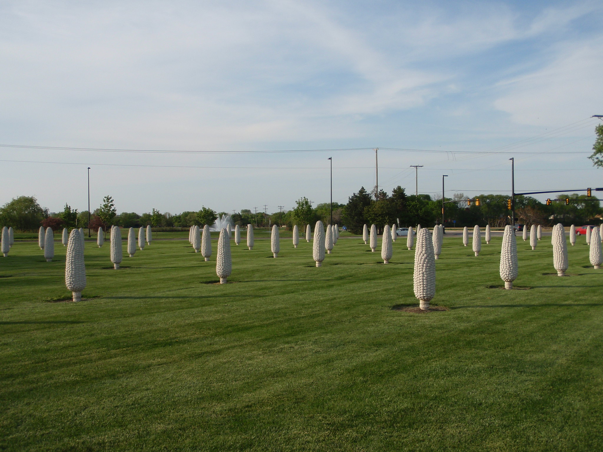 Cornhenge In Ohio Just Might Be The Strangest Roadside Attraction Yet