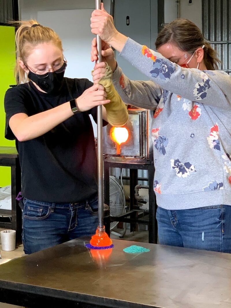 Take Glass Blowing Classes In Indiana At GRT Hot Glass Studios