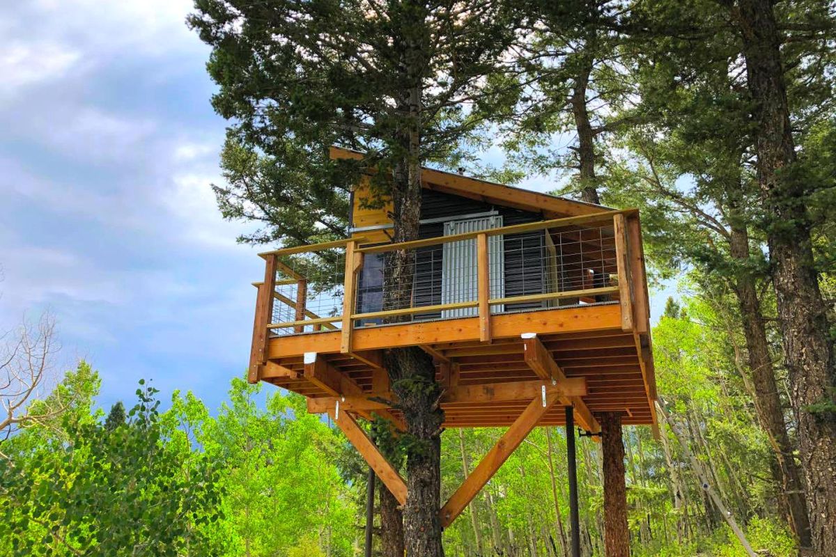 Experience Glamping at Colorado's Modern Tree House