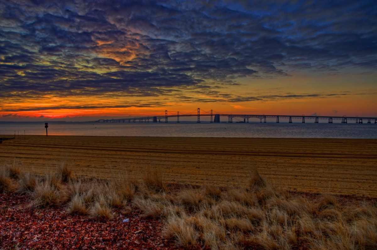 Watch The Sunrise At Sandy Point State Park In Maryland