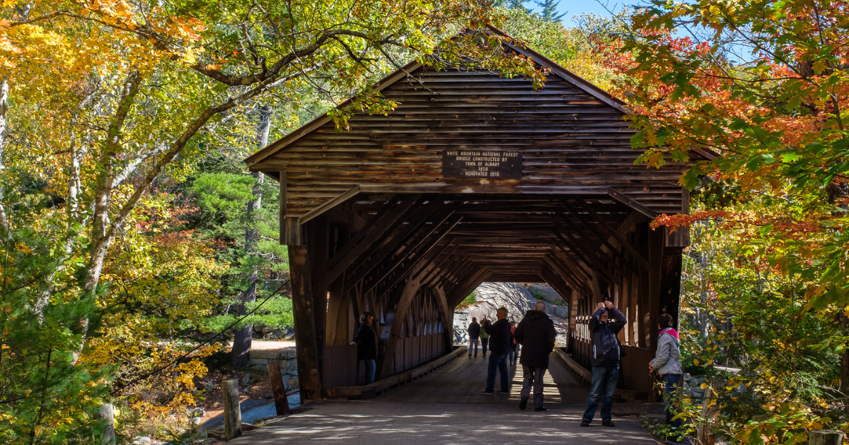 See The Beautiful Albany Covered Bridge In New Hampshire