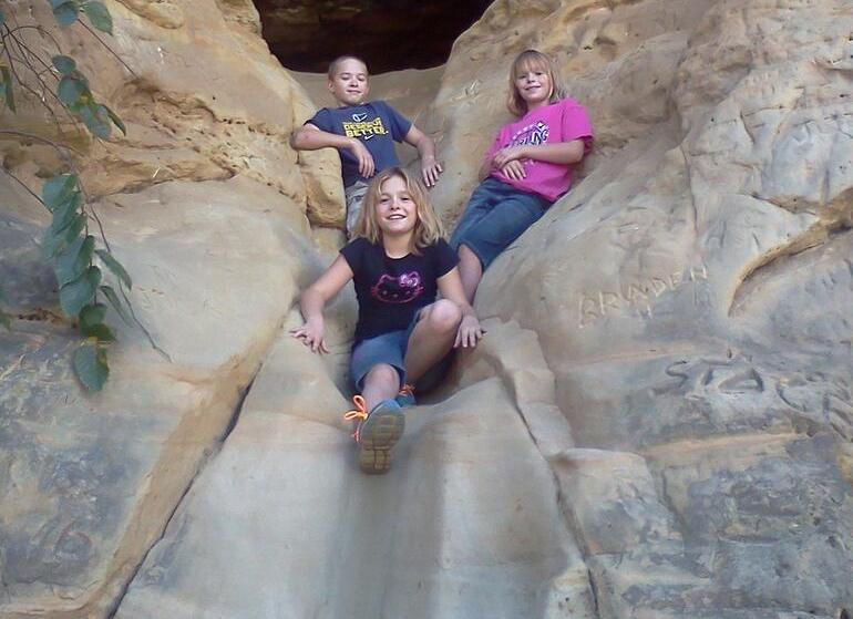 Have An Adventure When You Explore This Slide Cave In Kansas