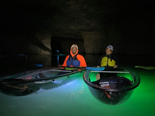 Paddle To An Underground Waterfall On The Mine Glow Tour In Kentucky
