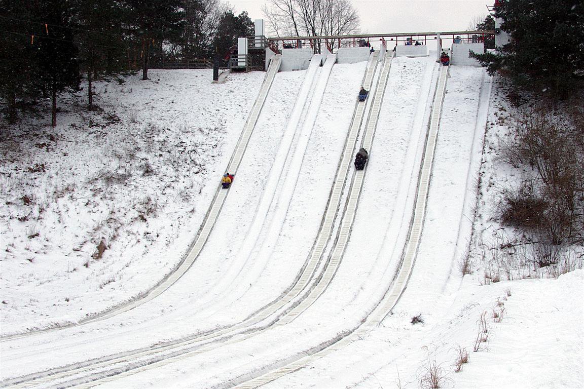 You’ll Reach Speeds Of Up To 60 MPH On Michigan’s Epic Toboggan Run