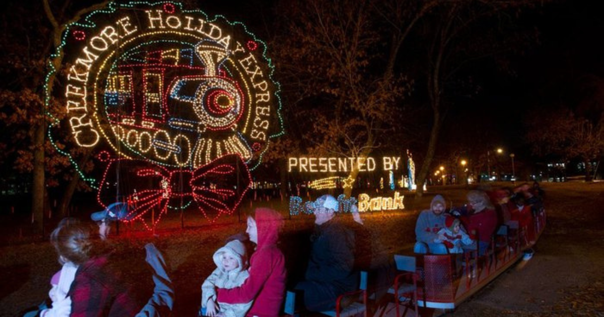 Ride The Rails To A Magical Christmas Village On The Creekmore Express ...