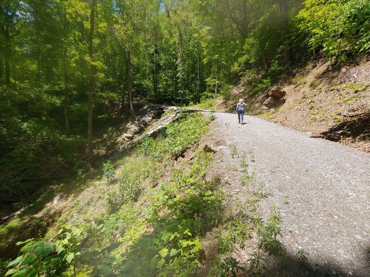 Hike To A Waterfall And Ruins Of A An Old Homestead On This North ...