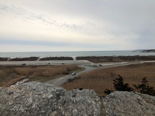 Hanging Rock Is A Unique Rock Formation In Rhode Island