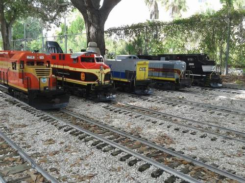 Scenic Miniature Train Ride: Largo Central Railroad In Florida
