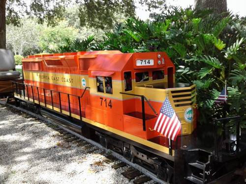 Scenic Miniature Train Ride: Largo Central Railroad In Florida