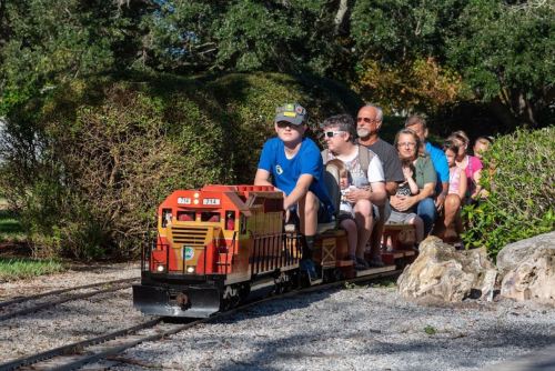 Scenic Miniature Train Ride: Largo Central Railroad In Florida