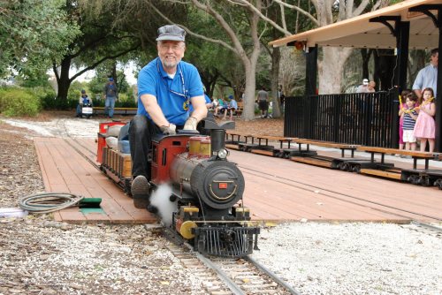 Scenic Miniature Train Ride: Largo Central Railroad In Florida