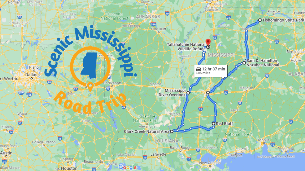 This 686-Mile Road Trip Leads To Some Of The Most Scenic Parts Of ...
