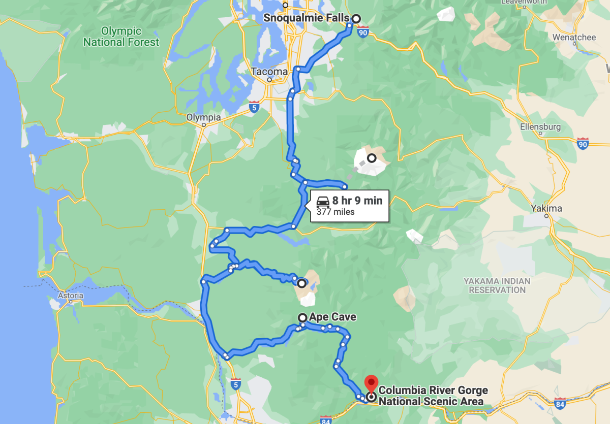 This Epic Road Trip Leads To 5 Iconic Landmarks In Washington