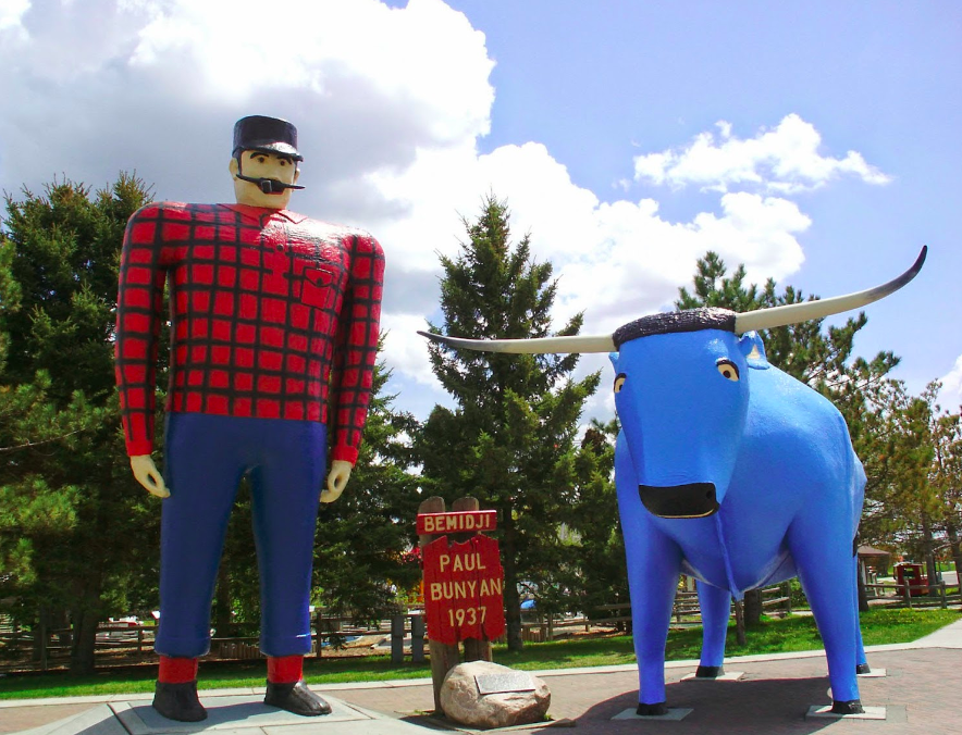 Here’s The Story Behind The Massive Paul Bunyan Statue In Minnesota