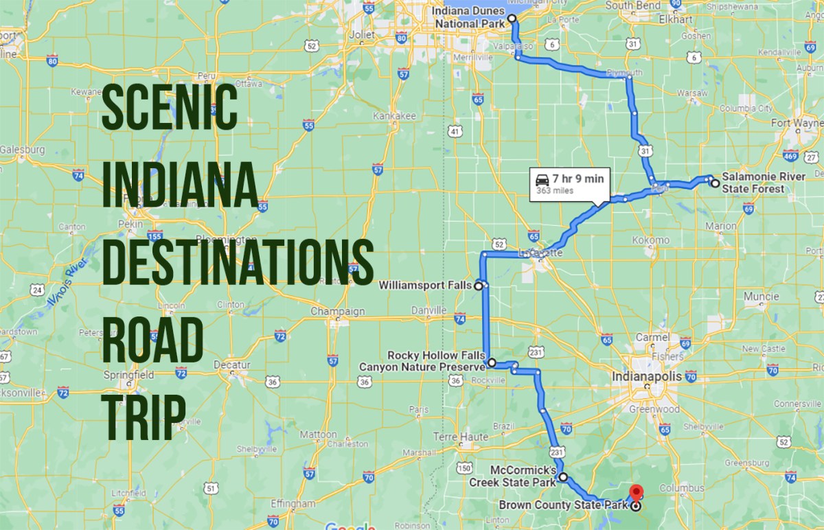 This Scenic Indiana Road Trip Takes You To Iconic Hoosier Locations