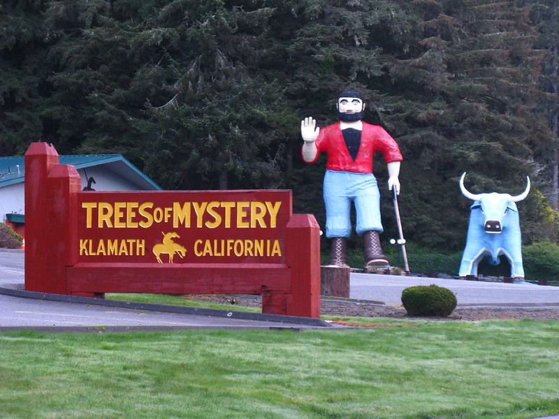 Paul Bunyan Northern California Trees Of Mystery Best Roadside