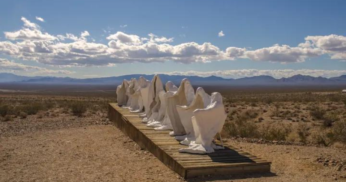 Ghost Statues In Nevada