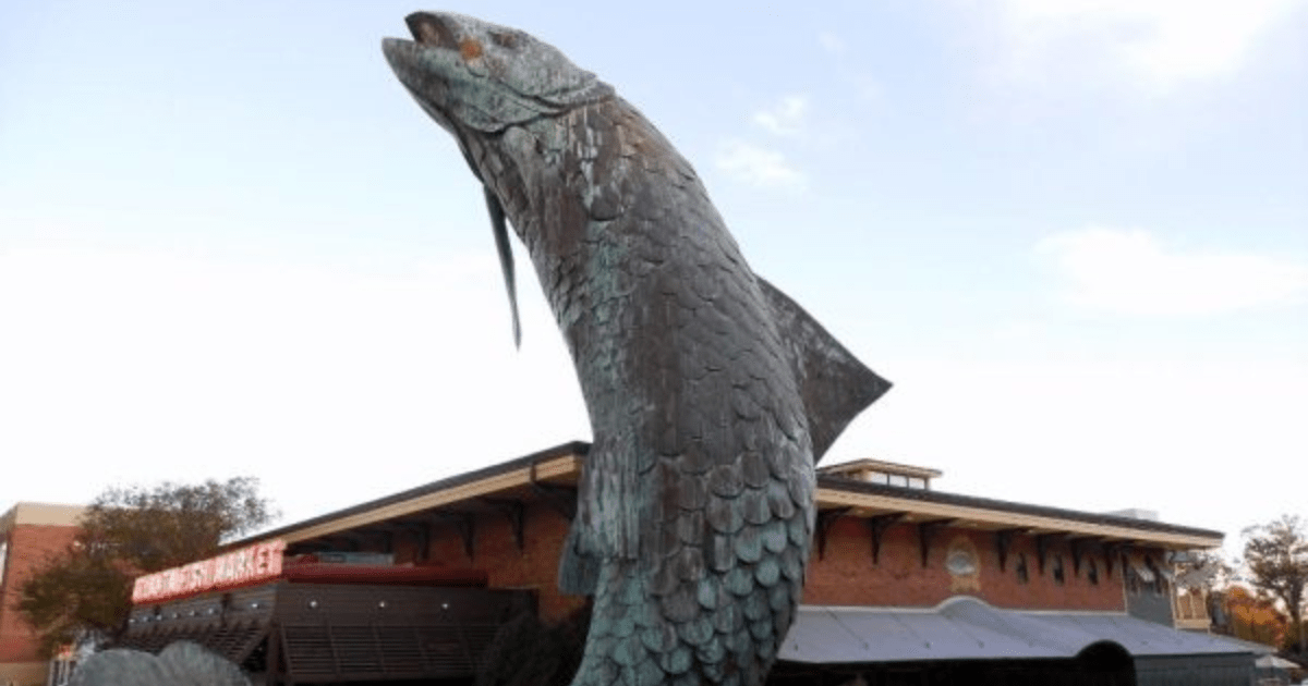 Here’s The Story Behind The Big Fish Statue In Atlanta