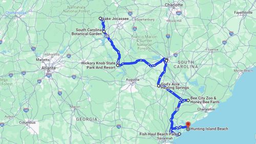 Take This Road Trip For The Best Hidden Gems In South Carolina