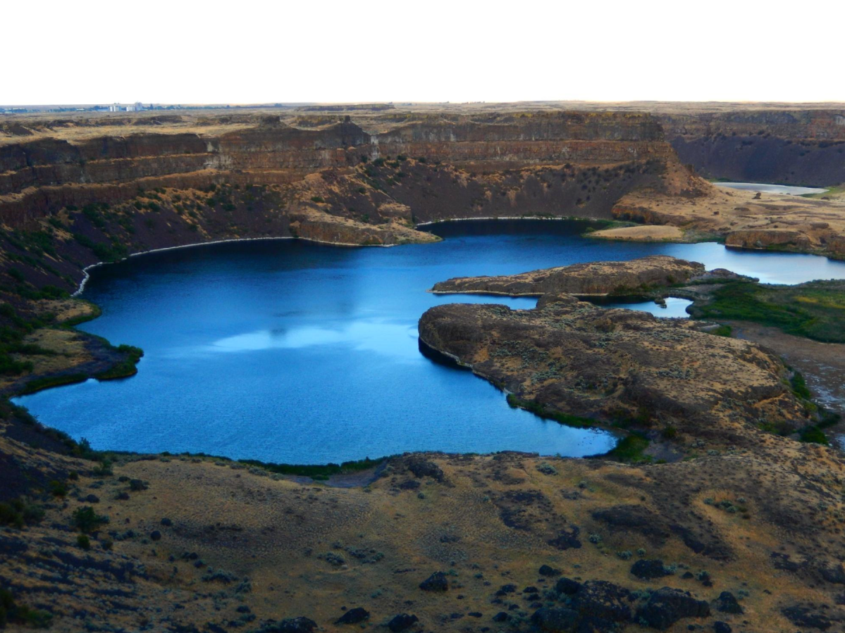 The View From The Dry Falls Overlook In Washington Is Incredible