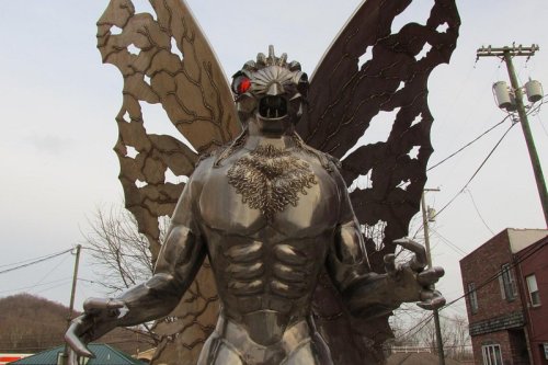 The Story Behind The Mothman Statue In Point Pleasant, WV