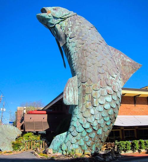 Here’s The Story Behind The Big Fish Statue In Atlanta