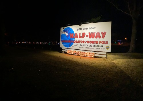 Cadott, Wisconsin, Is The Halfway Point To The North Pole