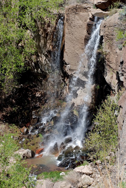Upper Frijoles Falls is a Hidden Waterfall in New Mexico