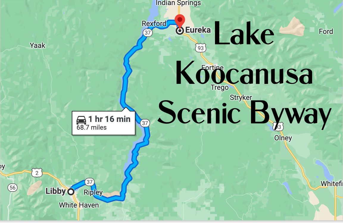 Explore the Lake Koocanusa Scenic Byway in Montana