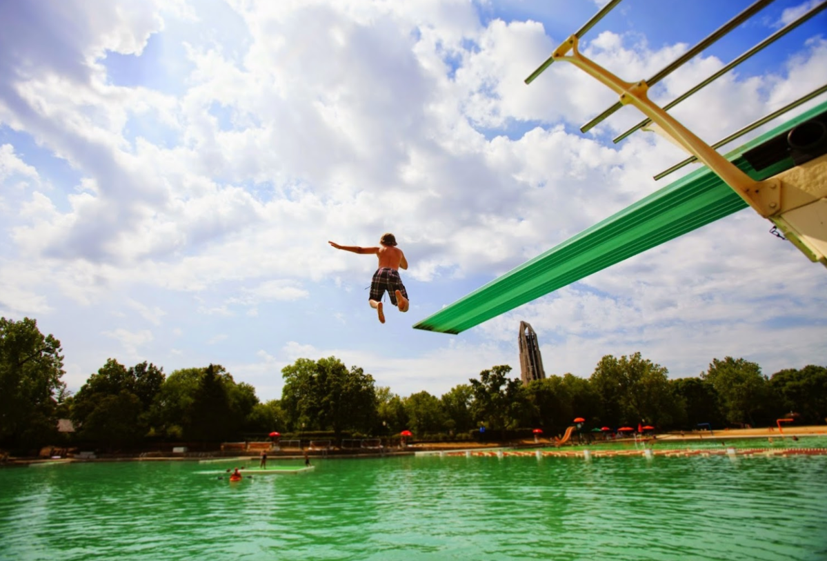 Head To Centennial Beach To Swim In A Former Quarry In Illinois