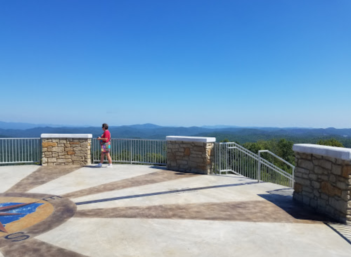Climb 26 Steps To The Top Of Sassafras Mountain Tower In South Carolina ...