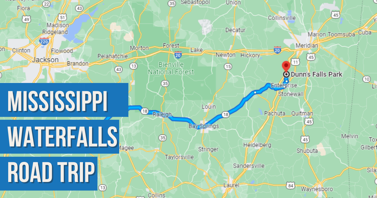 Check Out 3 Waterfalls In Mississippi On This Scenic Road Trip