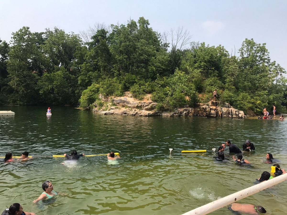 Swim In Cool Water At This Quarry Swimming Hole In Maryland