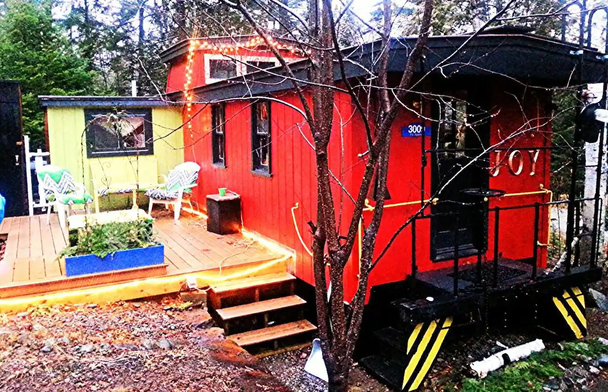 Stay Somewhere Unique Like This Caboose In Maine