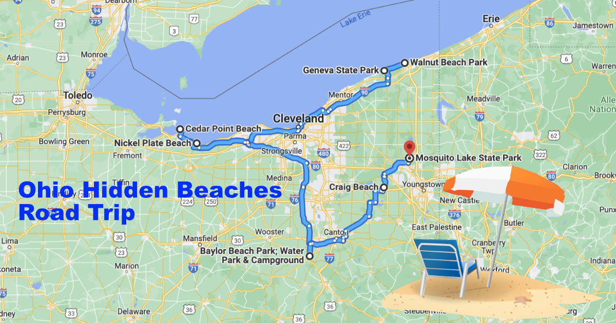 The Hidden Beaches Road Trip That Will Show You Ohio Like Never Before