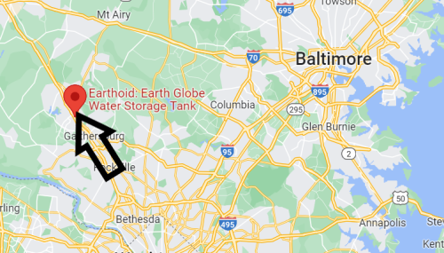 Earthoid Water Tower In Maryland Is A Must-See Roadside Attraction