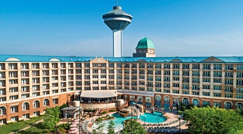 Cool Off Under A Waterfall At Marriott Shoals Hotel & Spa In Alabama