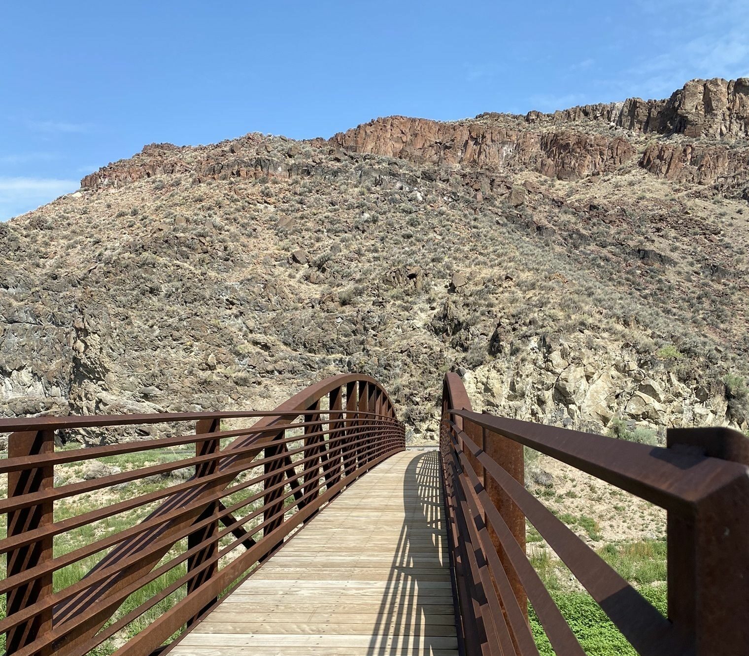 The Bridge To Nowhere In The Middle Of The Nevada Echo Canyon Will ...