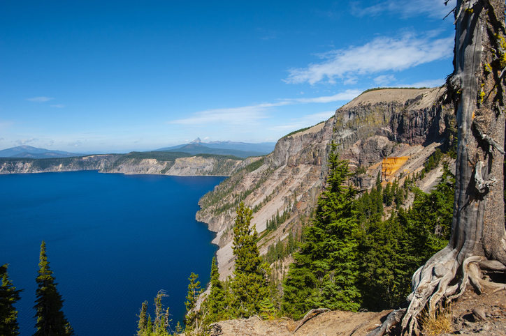 Gaze Upon Crater Lake's Pumice Castle From This Overlook In Oregon
