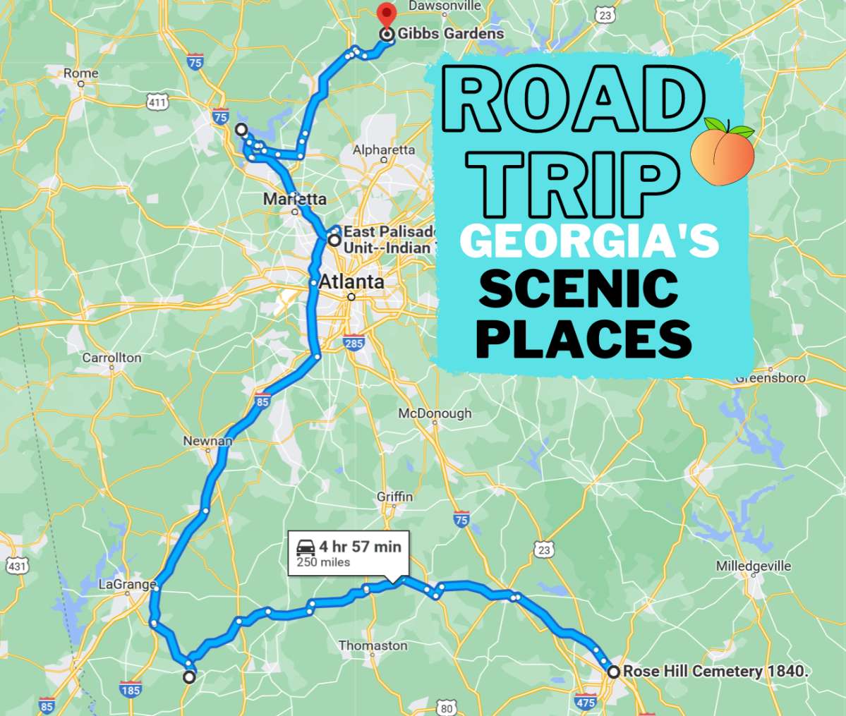 Enjoy The Most Scenic Places in Georgia On This Epic Road Trip