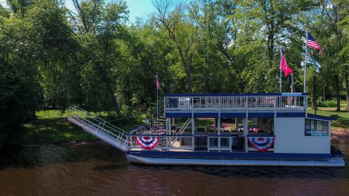 Floating Bar In Wisconsin: The Sandbar On The Biron Flowage
