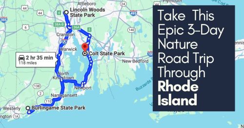 Visit State Parks On This 3-day Road Trip In Rhode Island