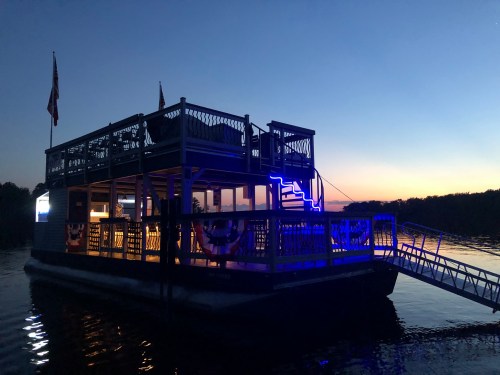 Floating Bar In Wisconsin: The Sandbar On The Biron Flowage