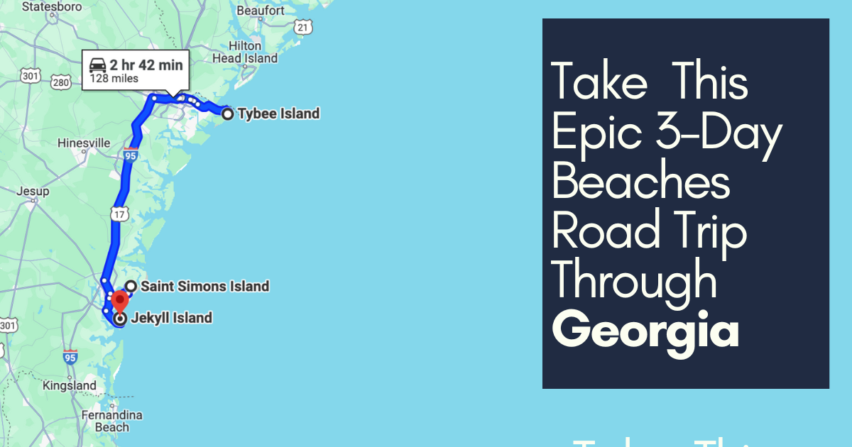 Spend Three Days At Three Beaches On This Weekend Road Trip In Georgia
